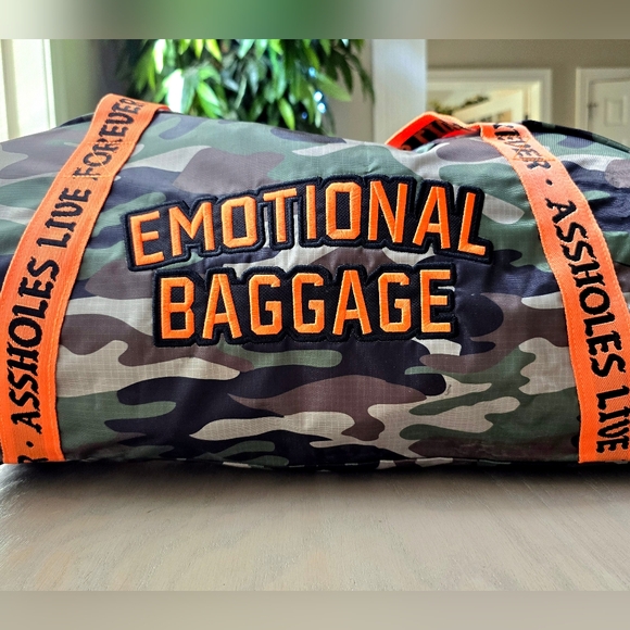 Alf | Bags | Alf Emotional Baggage Duffel Sports Bag Camo Print | Poshmark